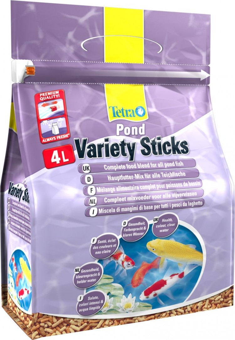 Корм для прудовой рыбы Tetra Pond Variety Sticks 4L